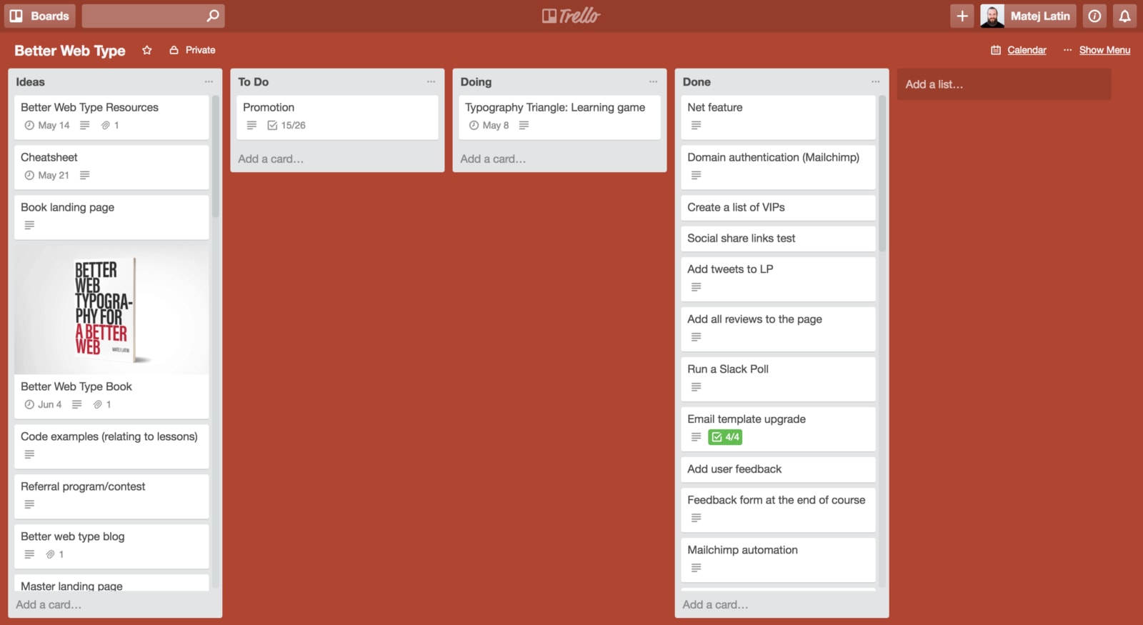 Getting things done with Trello | Matej Latin